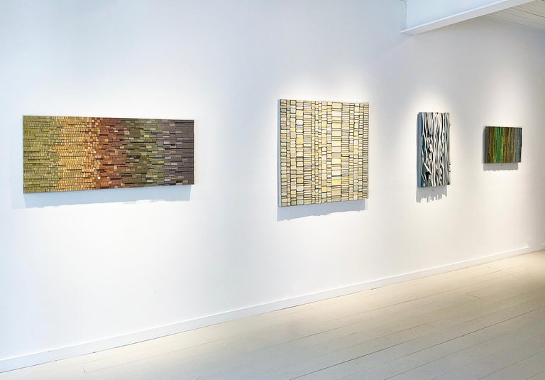 Stephen Walling - Momentum: Abstract Geometric Wall Sculpture in Earth ...