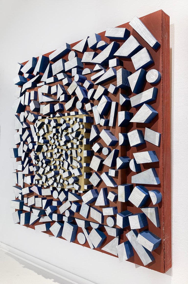 Stephen Walling - Nagamba: Abstract Geometric Pop Art Wood Wall ...