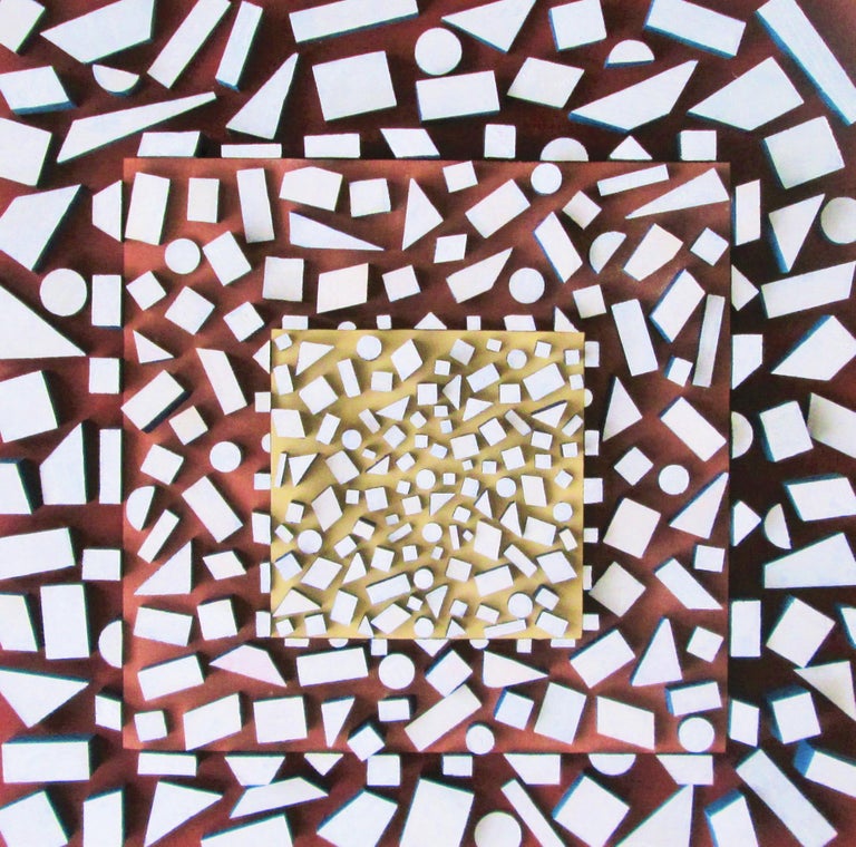 Stephen Walling - Nagamba: Abstract Geometric Pop Art Wood Wall ...