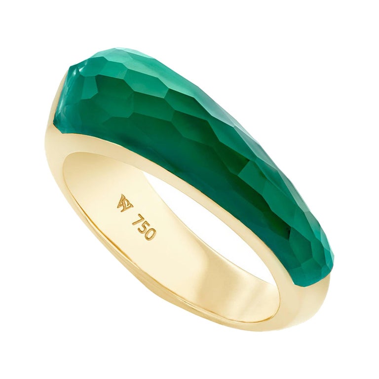 Customizable Stephen Webster CH₂ Green Agate Crystal Haze and Yellow ...