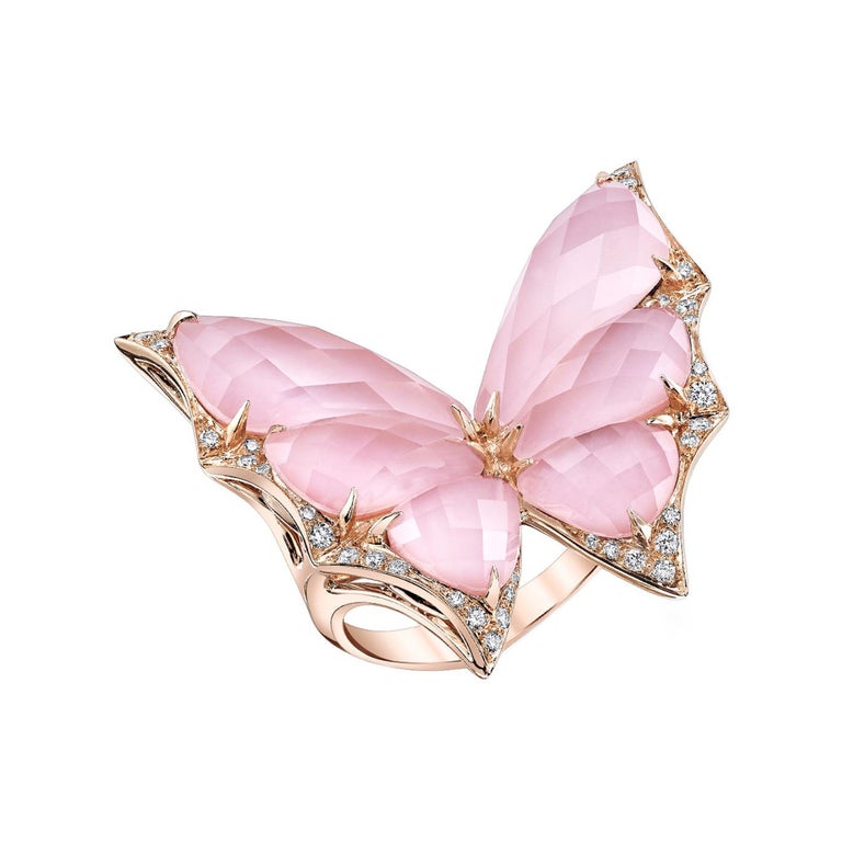 Customizable Stephen Webster Fly by Night Pink Opal Crystal Haze and ...