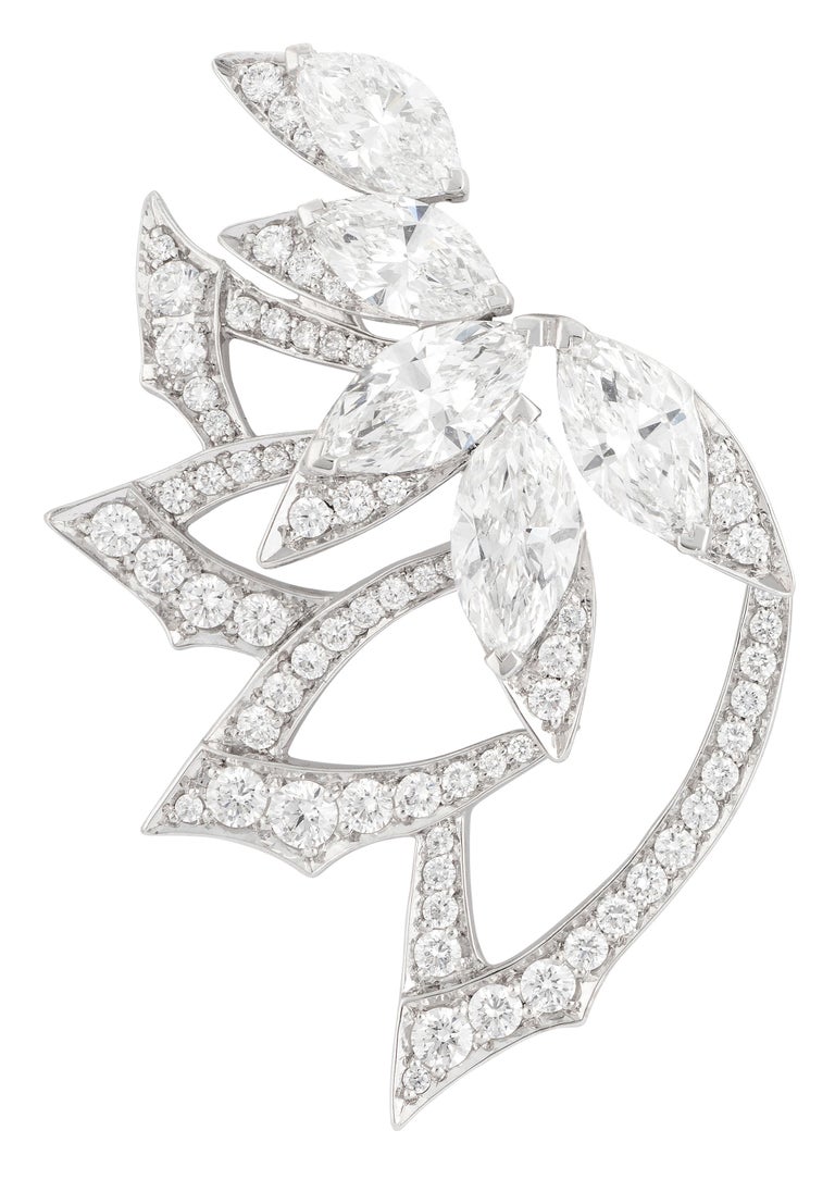 Stephen Webster Magnipheasant White Gold and White Diamond Plumage ...