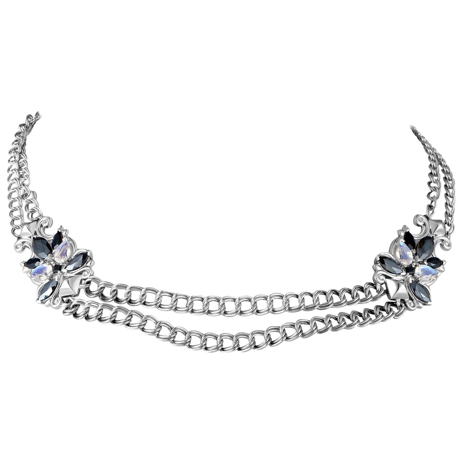 Stephen Webster Superstud Womens Blackened Silver Long Sautoir Necklace ...