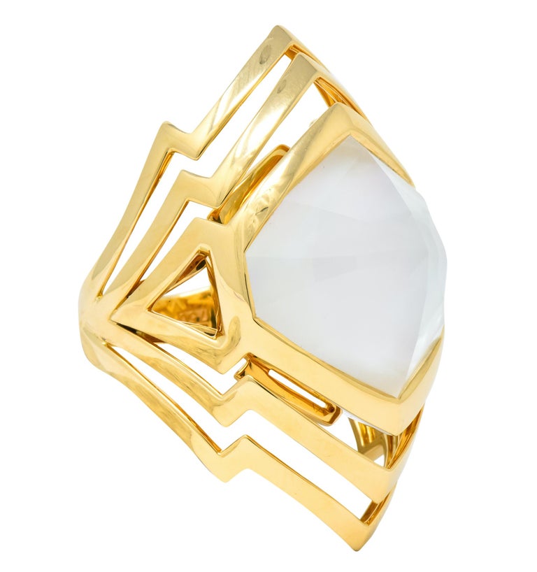 Stephen Webster Rock Crystal Mother of Pearl 18 Karat Gold Lady ...