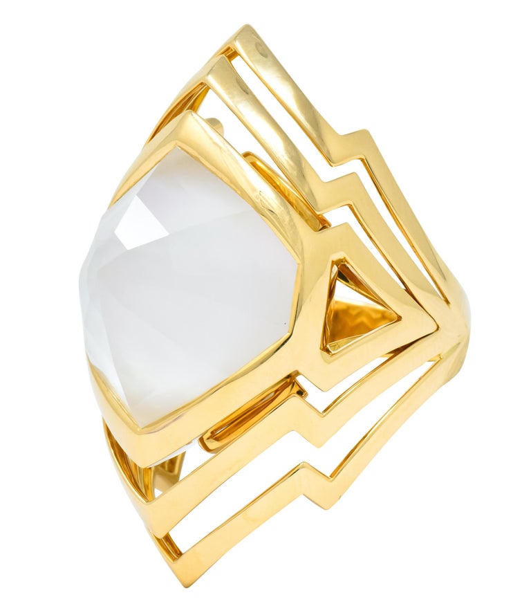 Stephen Webster Rock Crystal Mother of Pearl 18 Karat Gold Lady ...