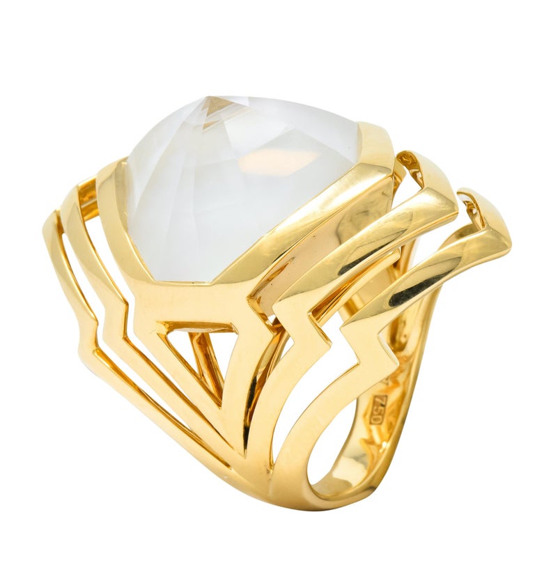 Stephen Webster Rock Crystal Mother of Pearl 18 Karat Gold Lady ...