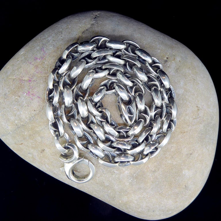 Stephen Webster Silver Thorn "S" Link Neck Chain at 1stDibs