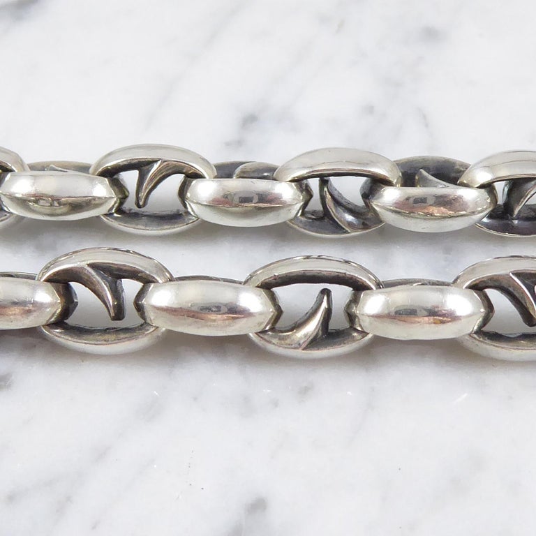 Stephen Webster Silver Thorn "S" Link Neck Chain at 1stDibs
