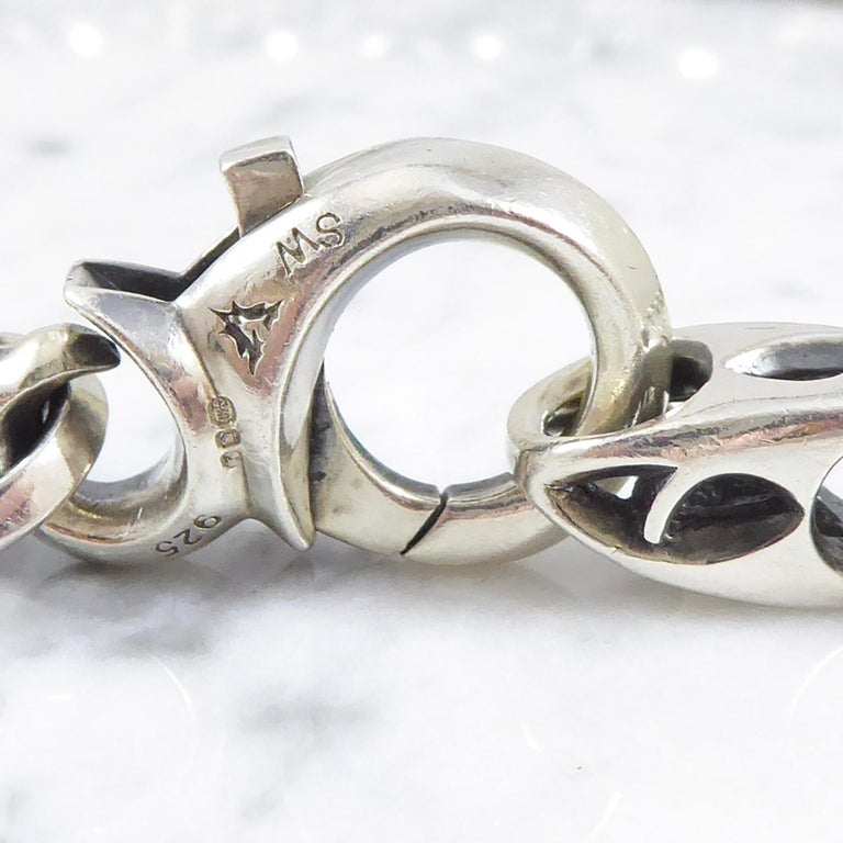 Stephen Webster Silver Thorn "S" Link Neck Chain at 1stDibs