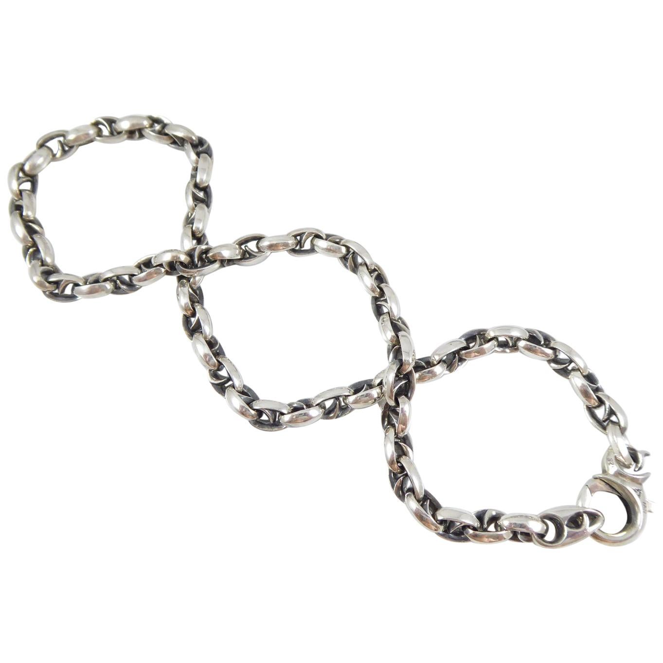 Stephen Webster Silver Thorn "S" Link Neck Chain at 1stDibs