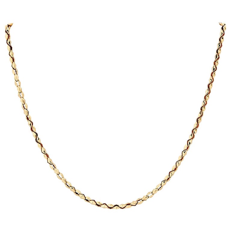 Stephen Webster Superstud 18 Carat Yellow Gold Chain For Sale at 1stDibs