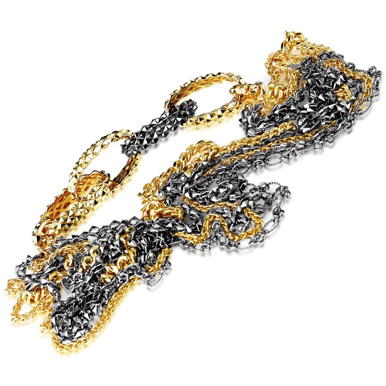 Stephen Webster Superstud Gold-Tone Sterling Silver Multi-Chain ...
