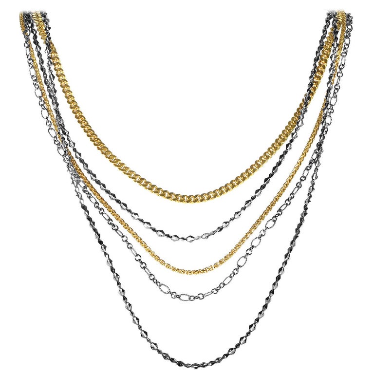 Stephen Webster Superstud Gold-Tone Sterling Silver Multi-Chain ...