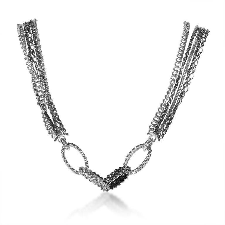 Stephen Webster Superstud Sterling Silver Multi-Chain Necklace at ...