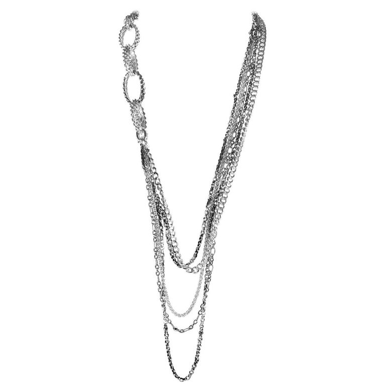 Stephen Webster Superstud Sterling Silver Multi-Chain Necklace at ...
