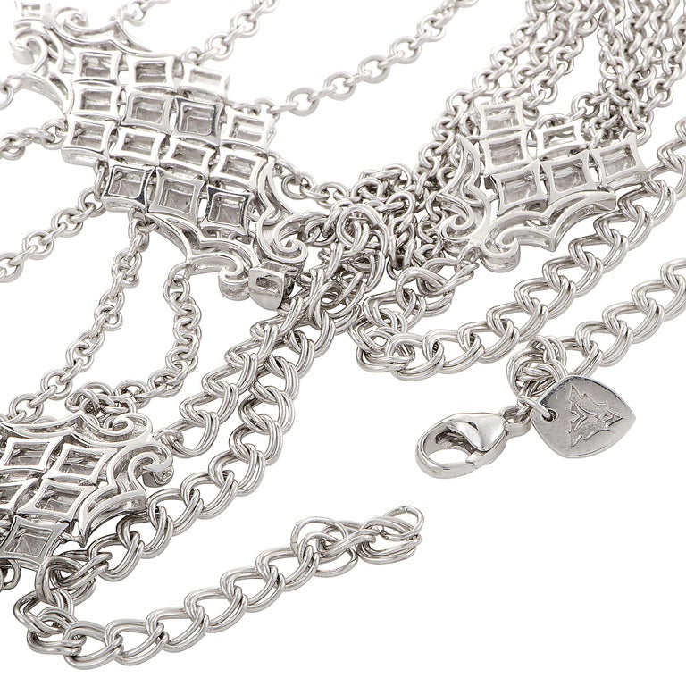 Stephen Webster Superstud Womens Silver Draping Chains Necklace For ...