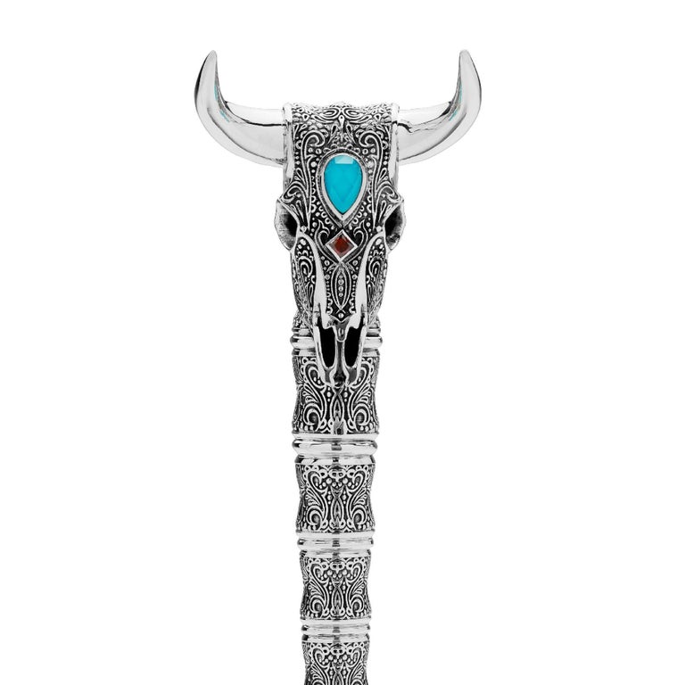 Stephen Webster Tequila Lore Cow Cocktail Strainer with Turquoise ...