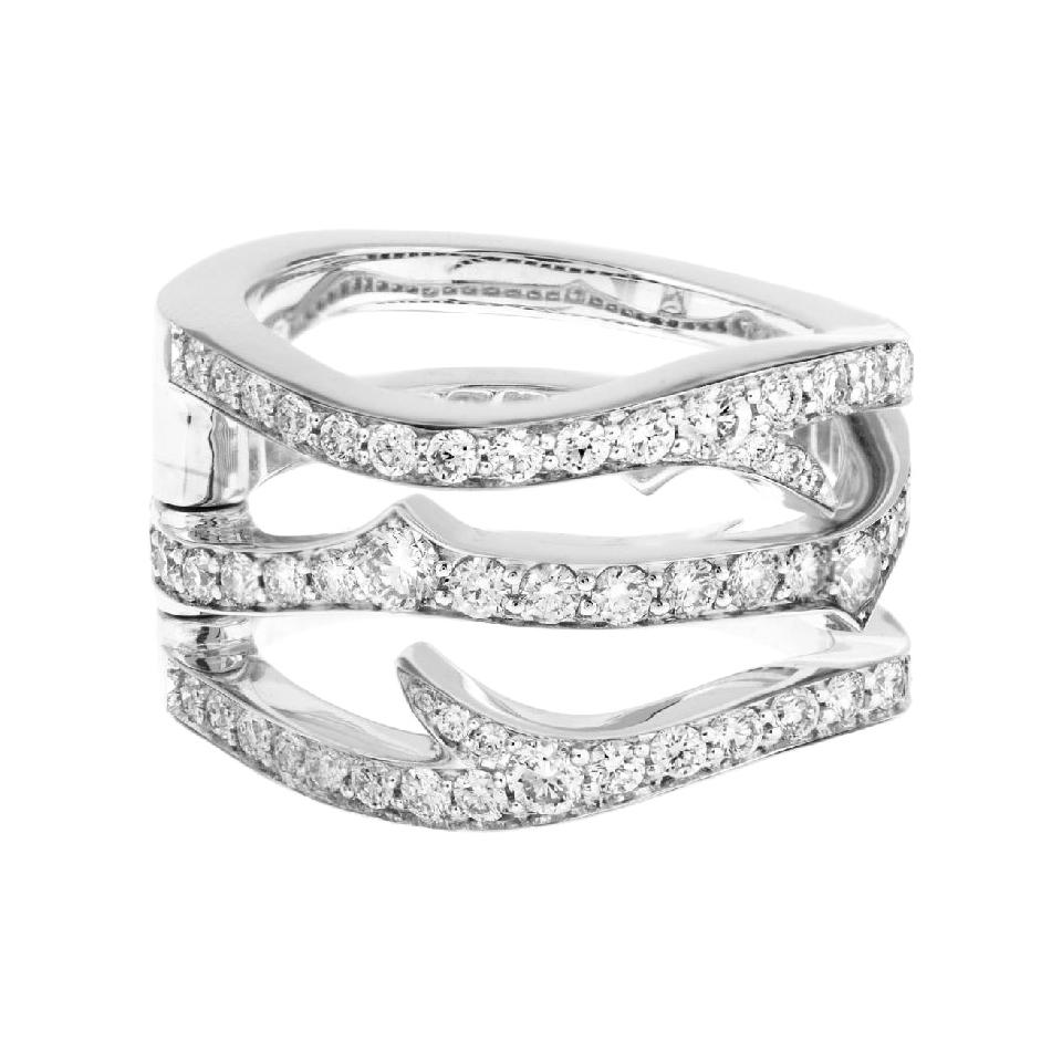 Stephen Webster Ruby Sapphire Gold Skull and Bones Ring For Sale at 1stDibs