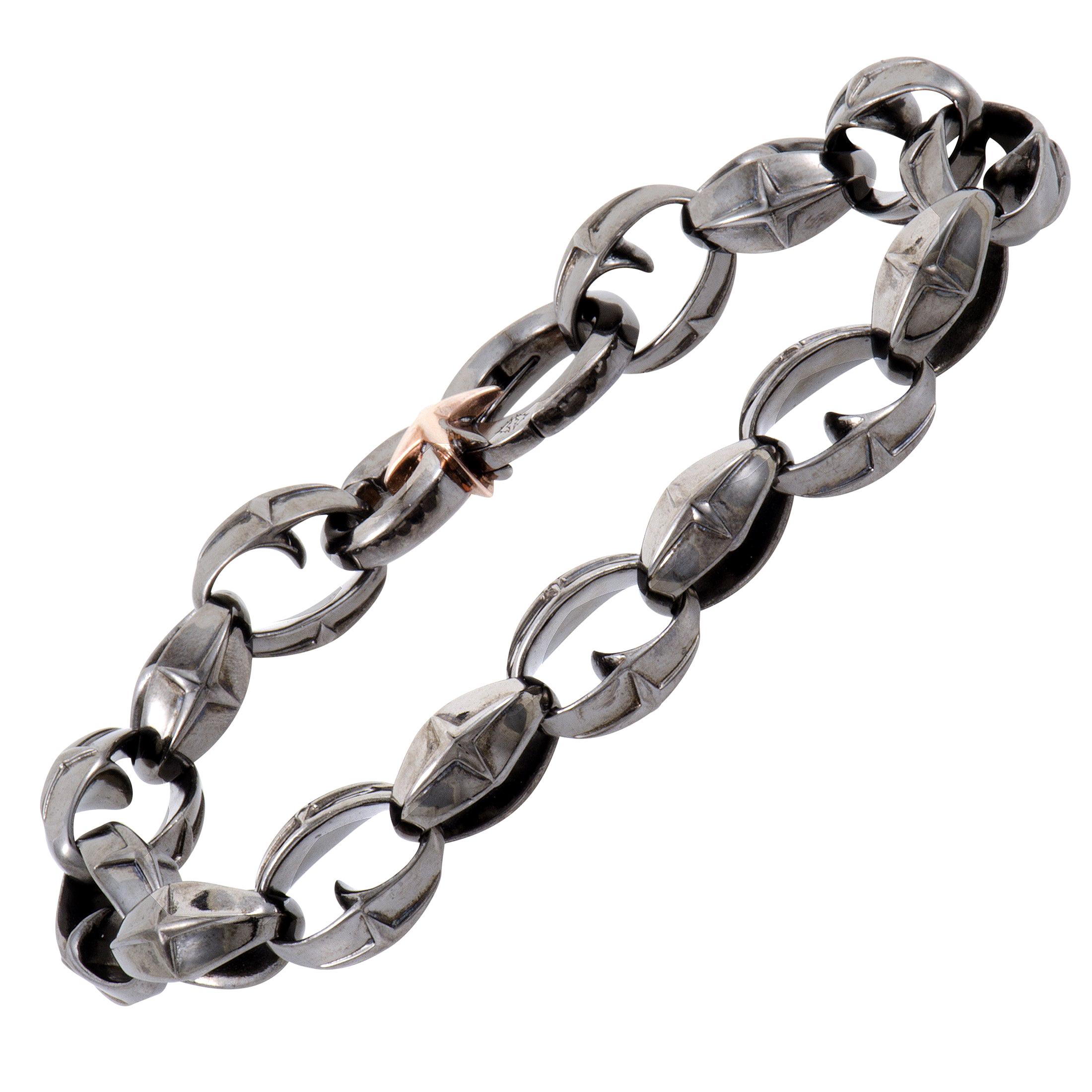 Stephen Webster Sterling Silver and Bone Bead Men's Bracelet at 1stDibs ...