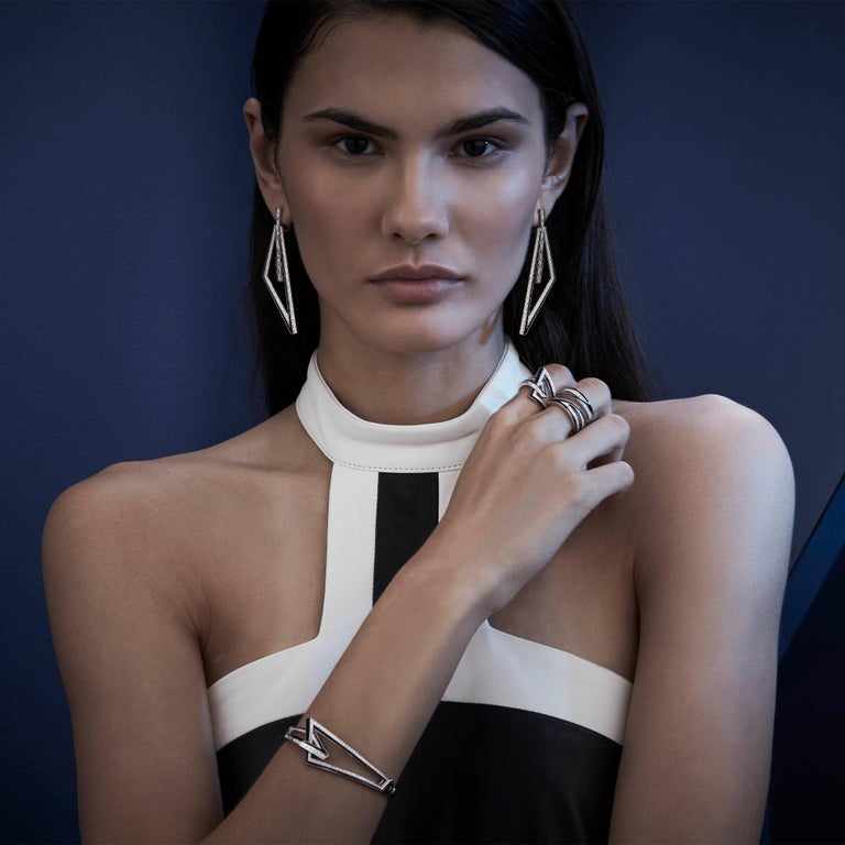 Customizable Stephen Webster Vertigo Infinity 18 Carat Gold and White Diamond '0.65 Ct' Ring For ...