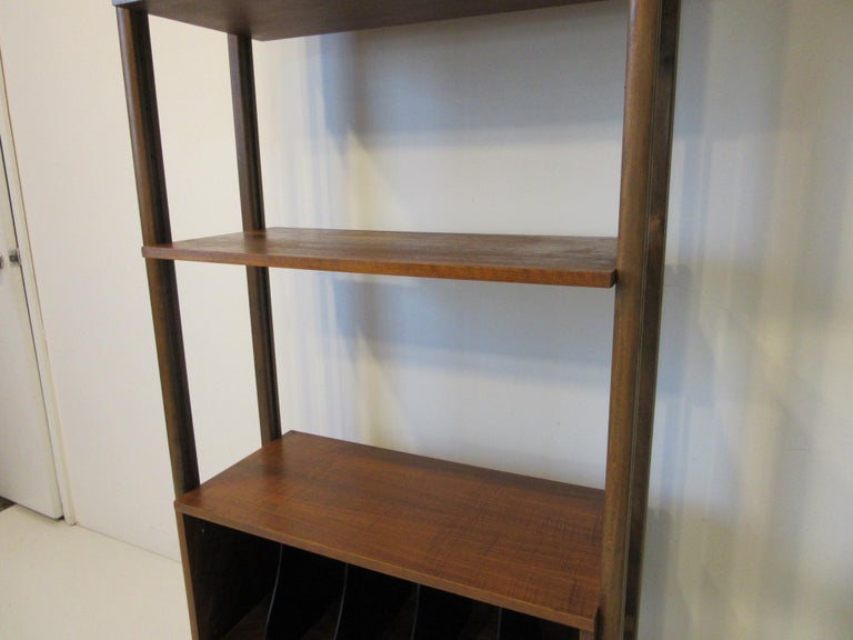 Stereo / Record Walnut Storage Wall Unit at 1stDibs | barzilay cabinet ...