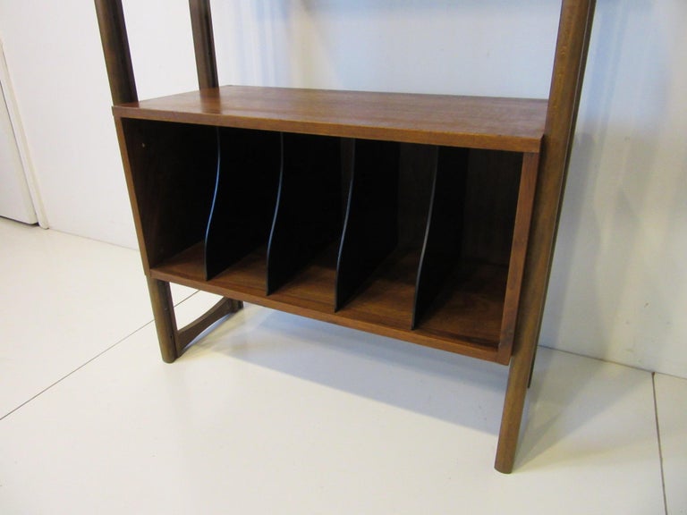 Stereo / Record Walnut Storage Wall Unit at 1stDibs | barzilay cabinet ...