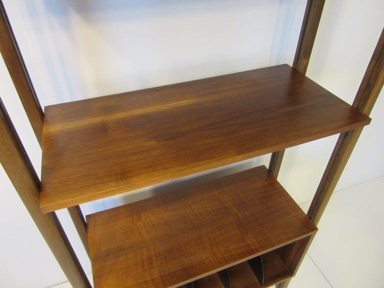 Stereo / Record Walnut Storage Wall Unit at 1stDibs | barzilay cabinet ...