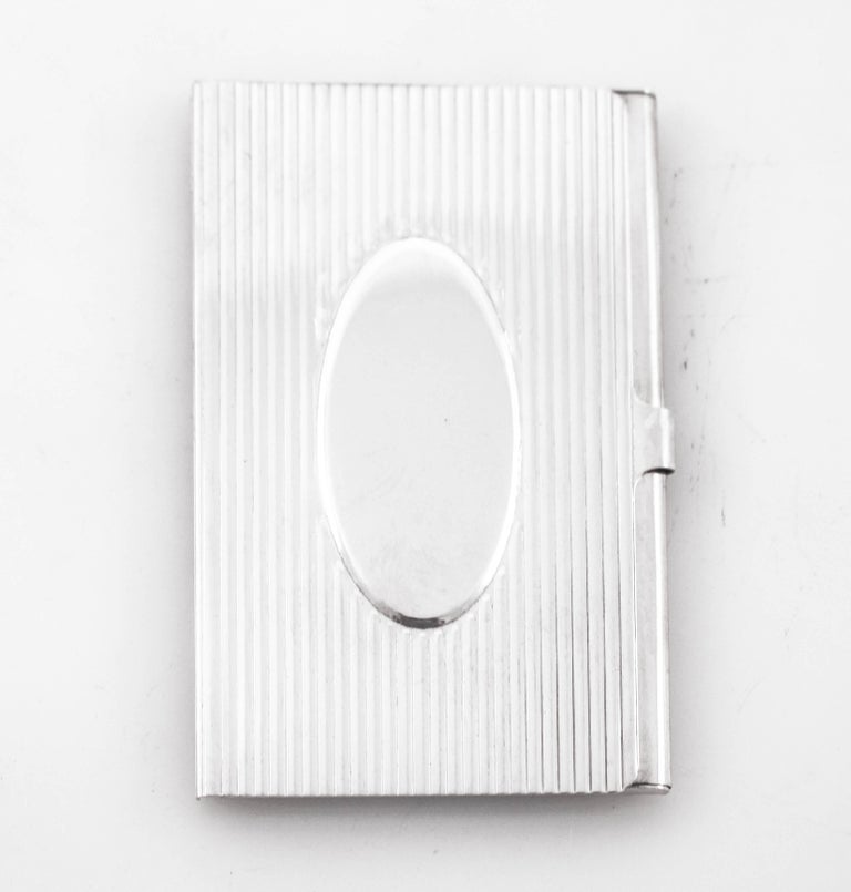 Sterling Card Holder For Sale at 1stDibs