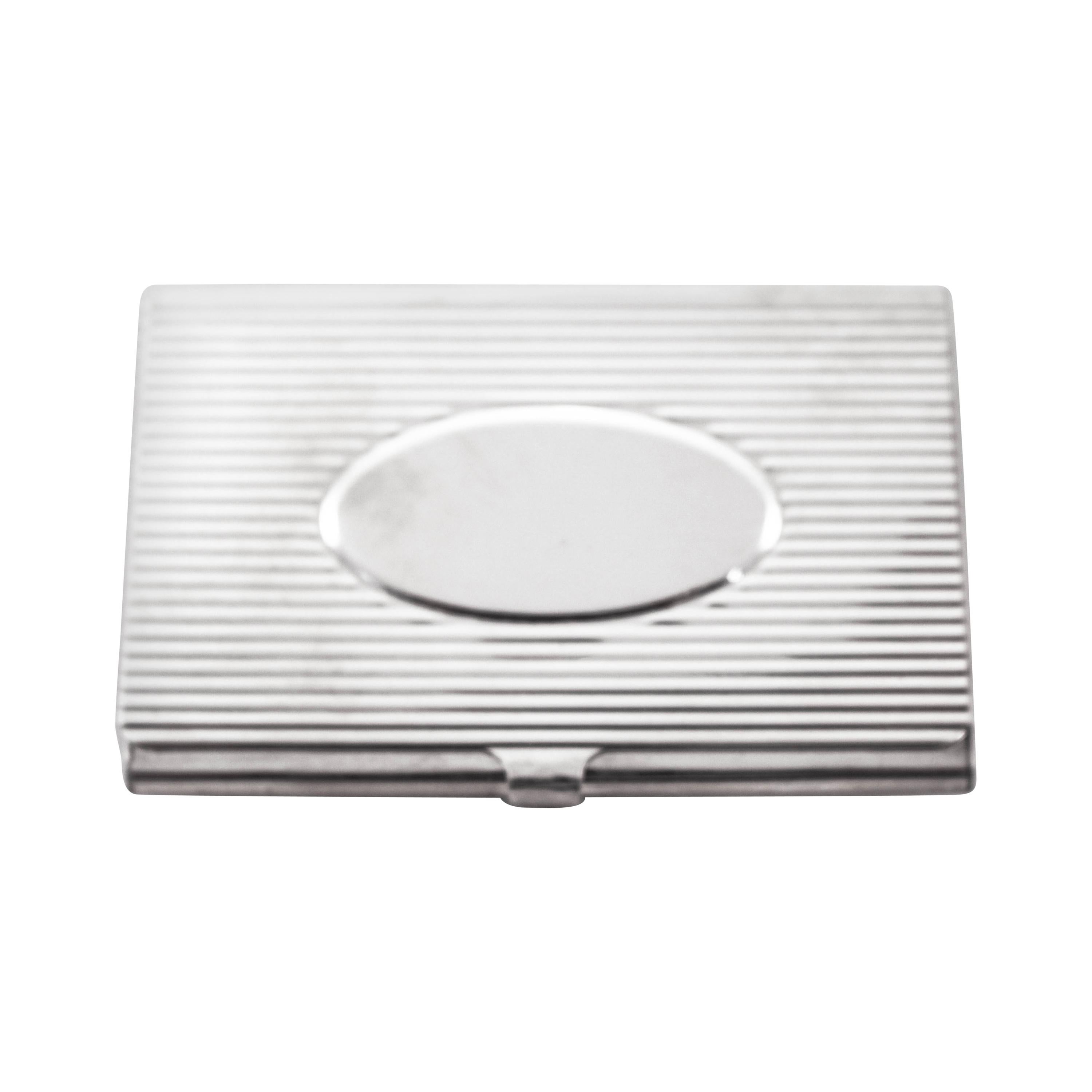 Sterling Silver Calling Card Case by Robert Mitchell Birmingham, 1867 ...