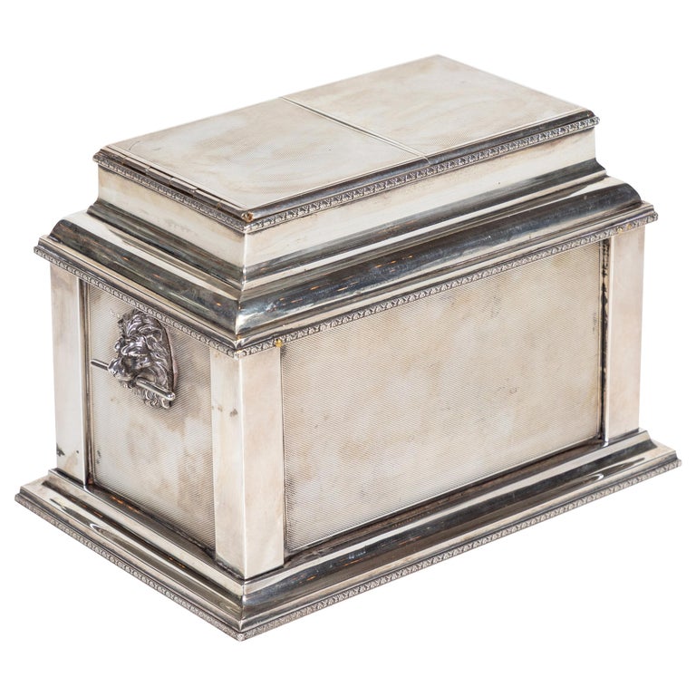 Sterling, circa 925, Mechanical Box For Sale at 1stDibs