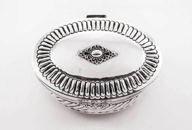 Sterling Etrog Box For Sale at 1stDibs