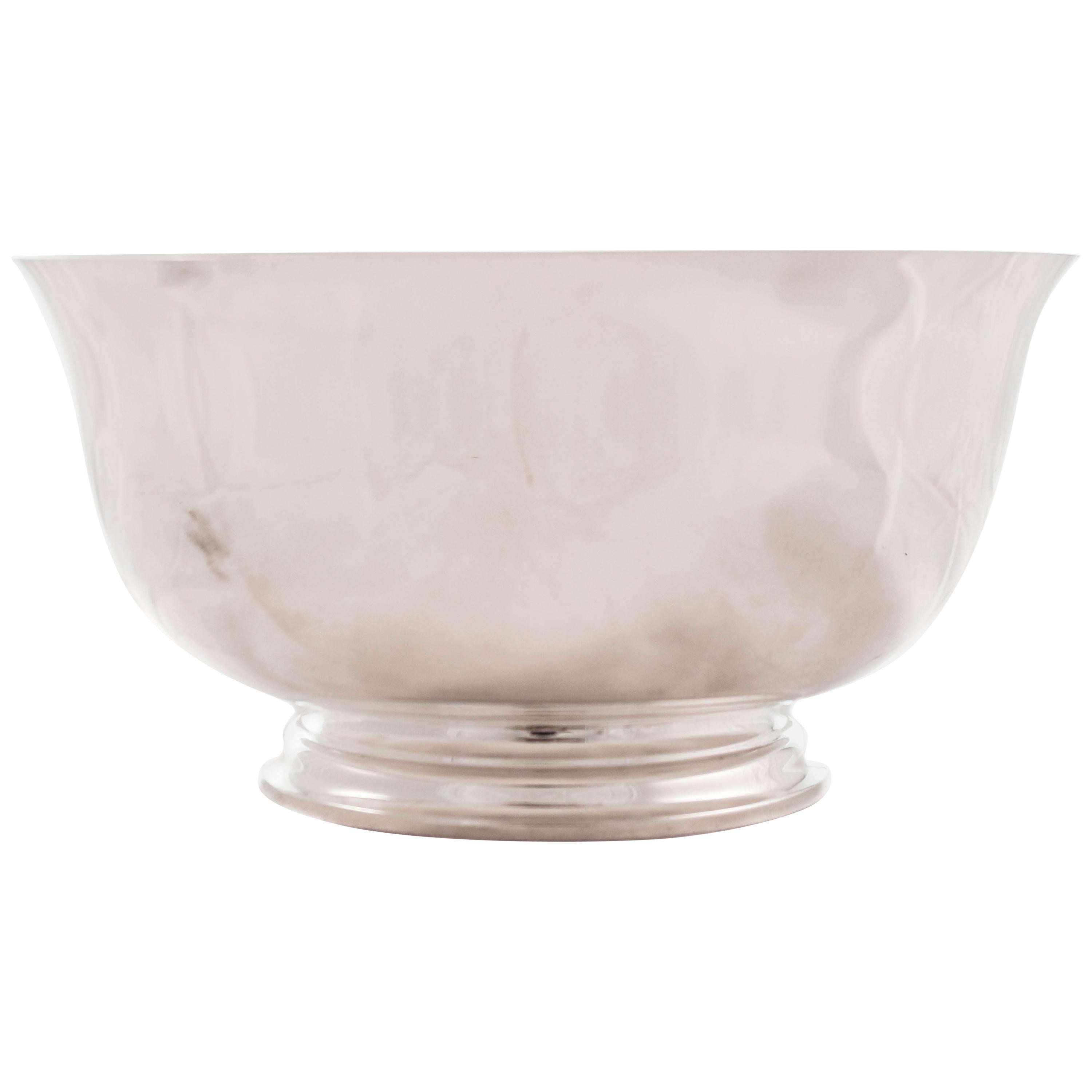 Midcentury Freeform Sterling Silver Bowl by Juvento Lopez Reyes For ...