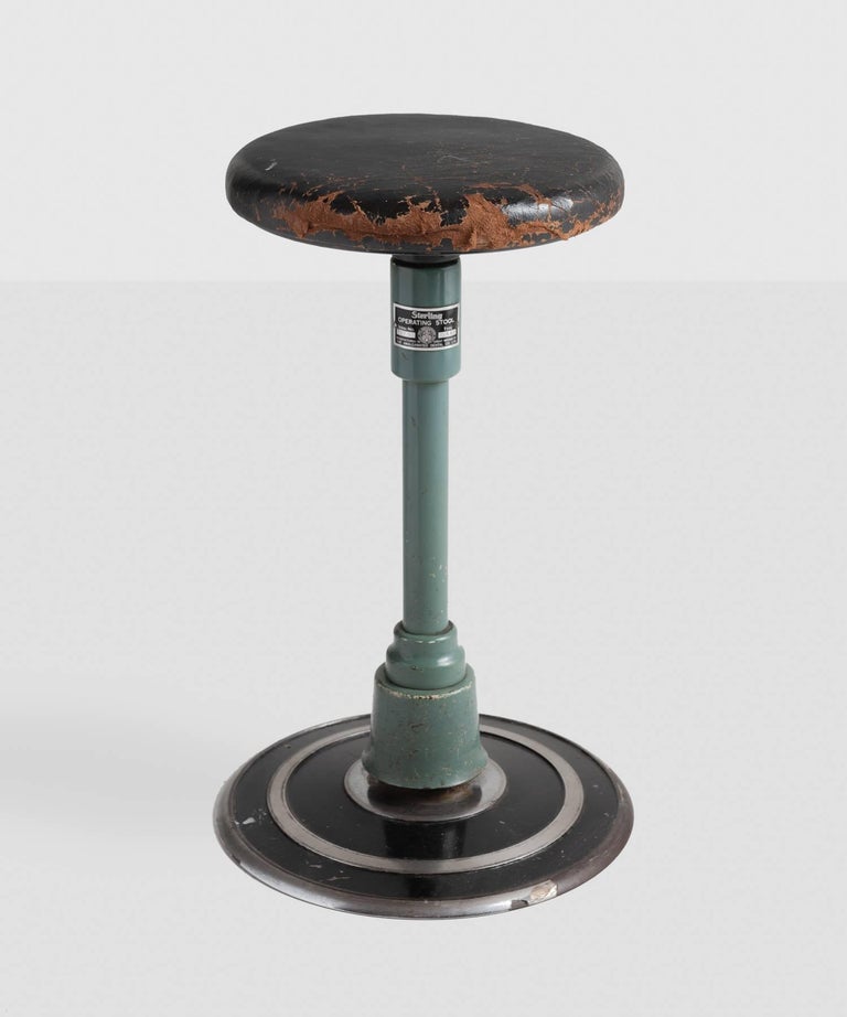 Sterling Operating Stool, circa 1940 at 1stDibs