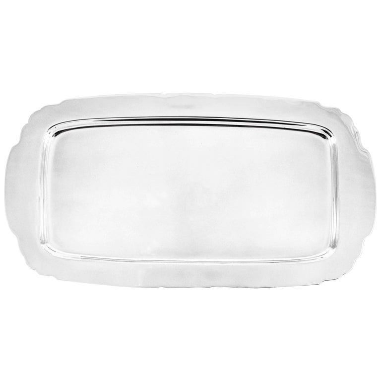 Sterling Rectangular Tray at 1stDibs