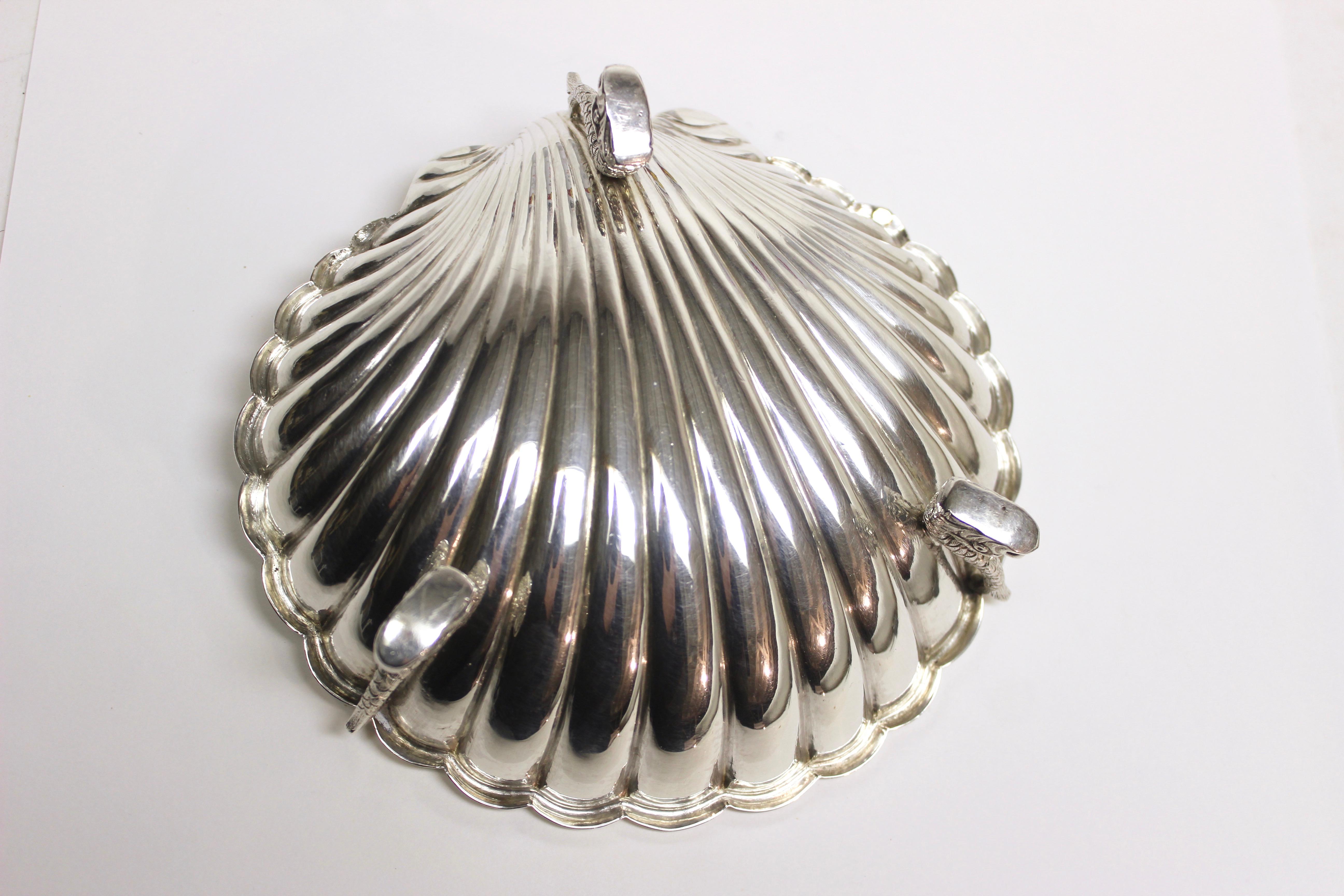 Sterling Shell Dish at 1stDibs