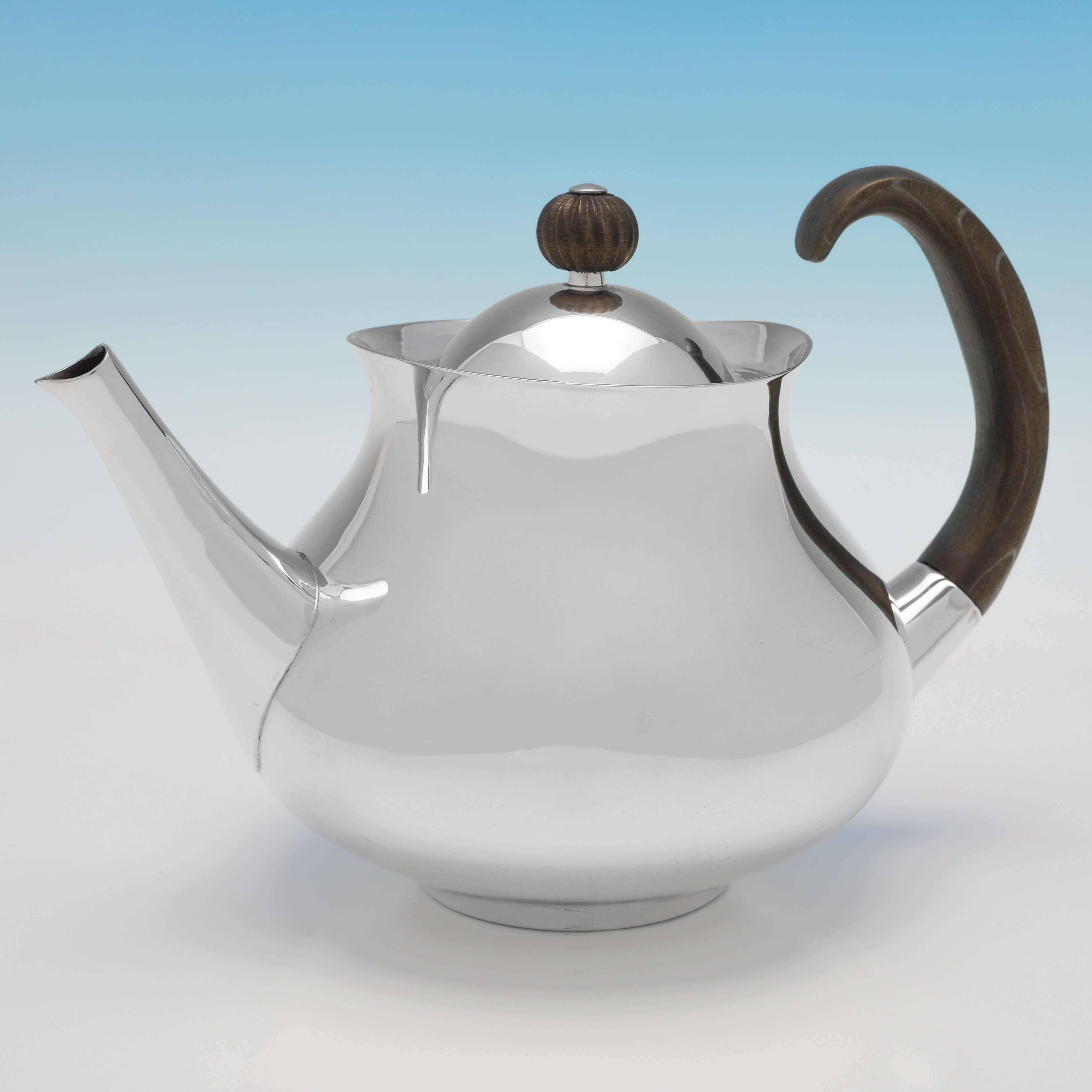 Clements Tea Service, Sterling Silver, 1964, Scandinavian Modern Design ...