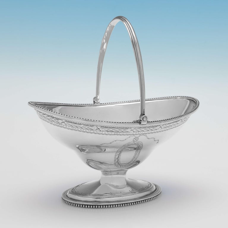 Sterling Silver 4 Piece Tea Set, 'Hester Bateman' Design, by C. J ...
