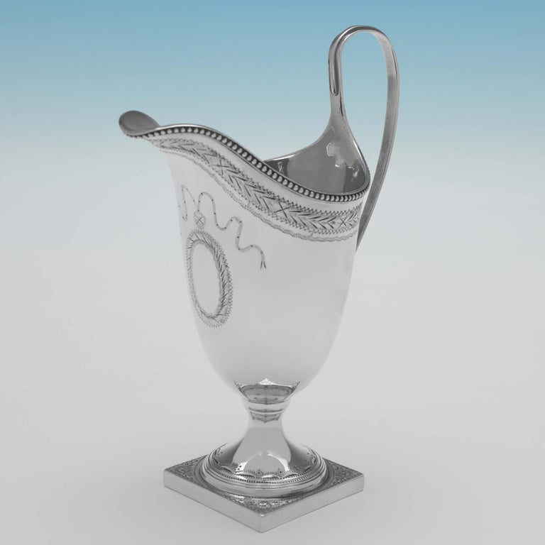 Sterling Silver 4 Piece Tea Set, 'Hester Bateman' Design, by C. J ...