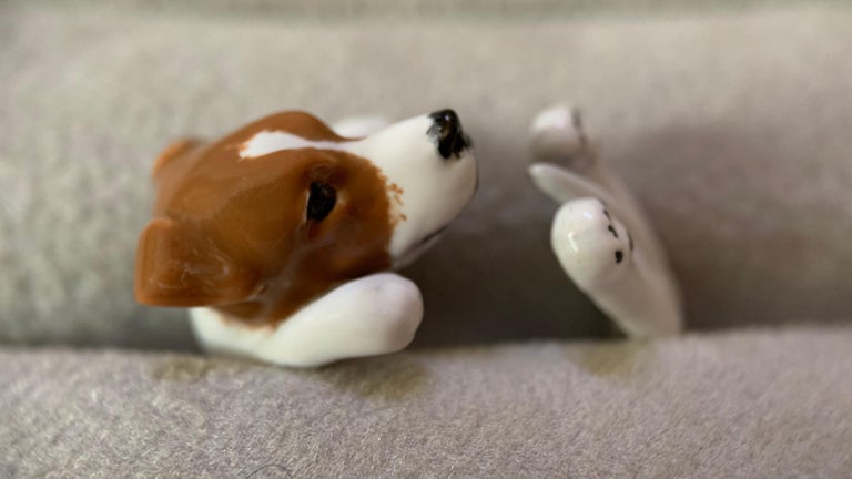 Sterling Silver 925 Enamel Jack Russell Dog Ring at 1stDibs