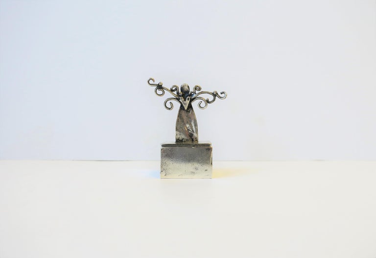 Sterling Silver Angel Box with Heart at 1stDibs