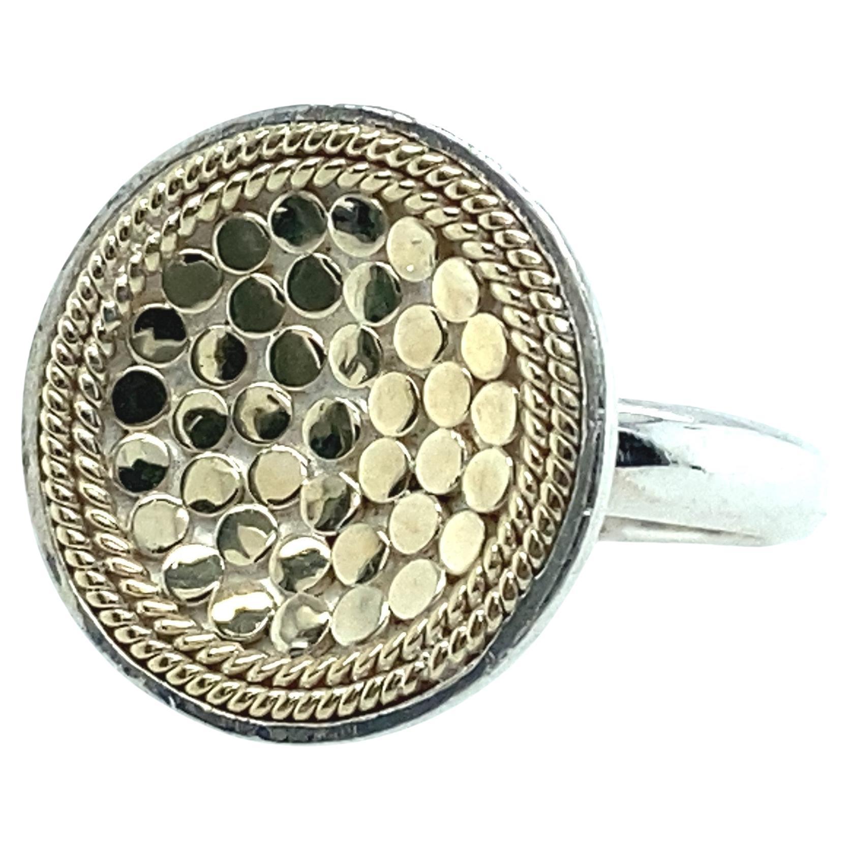 Sterling Silver Anna Beck "Dish" Ring For Sale at 1stDibs