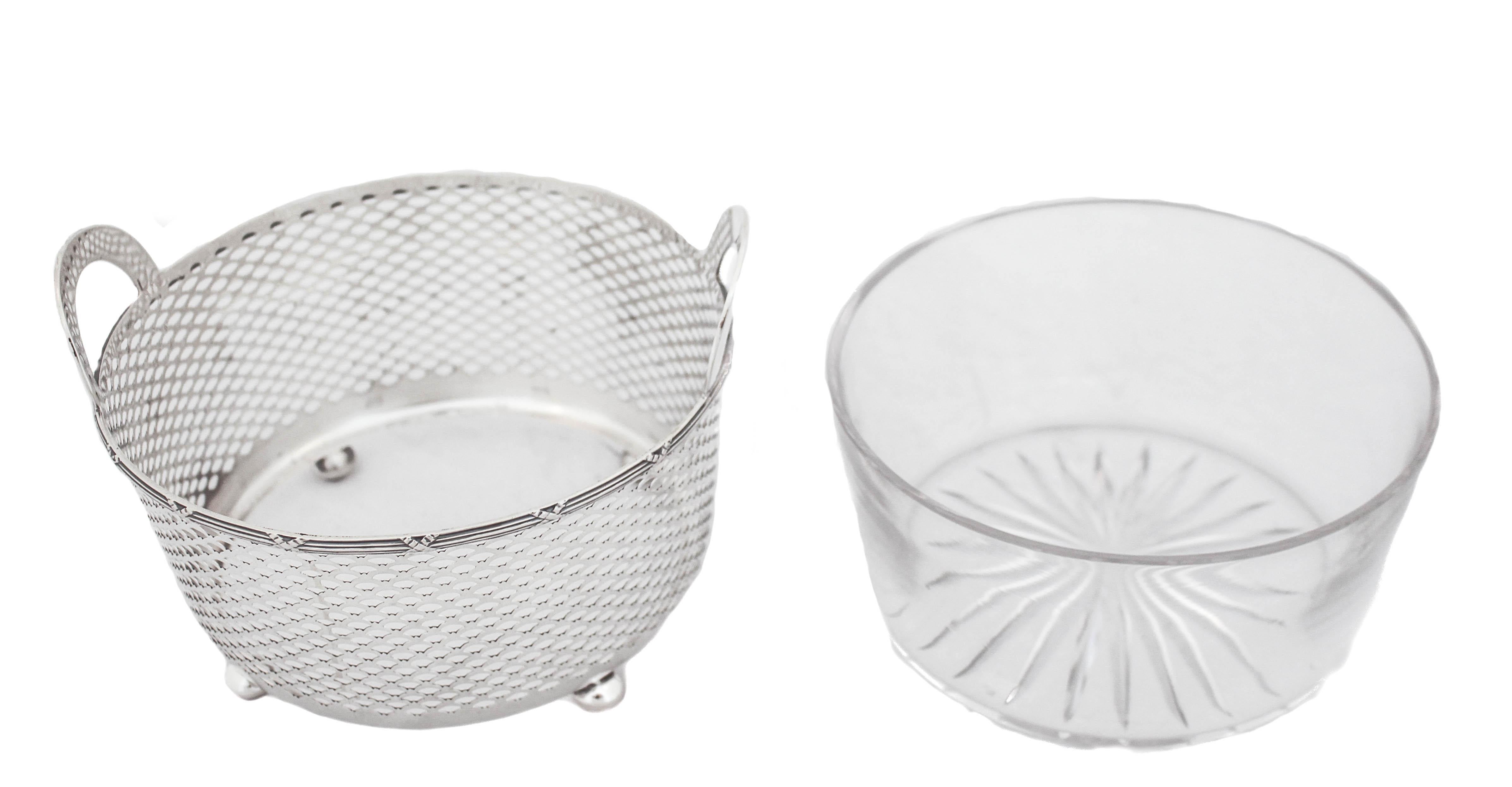 Sterling Silver Art Deco Ice Bucket For Sale at 1stDibs