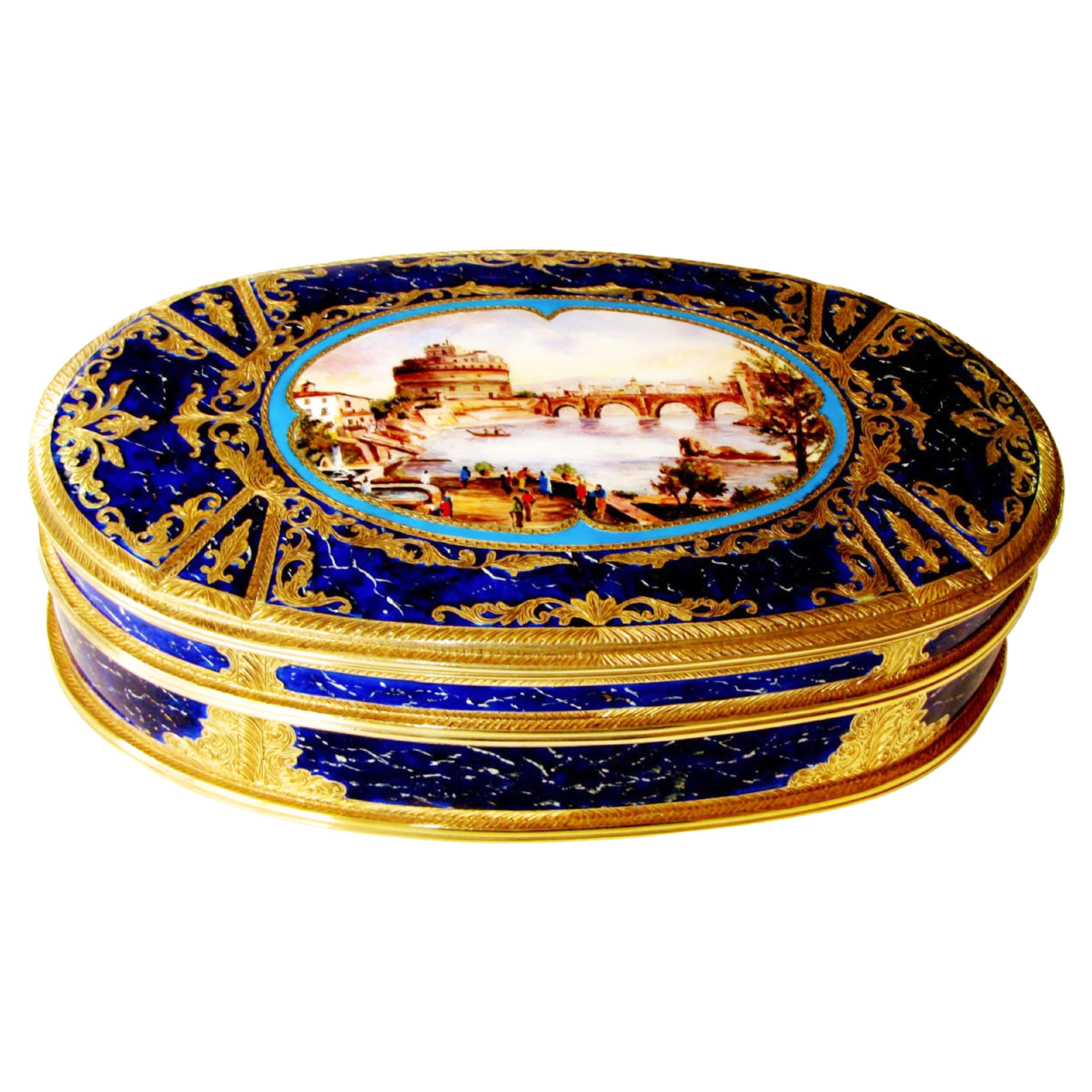 20th Century Italian Solid Silver Jewelery Box Baroque Style For Sale ...