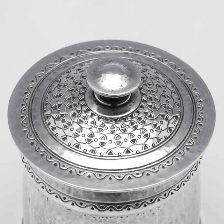 Liberty and Co. Arts and Crafts Antique Sterling Silver Box by Bernard ...