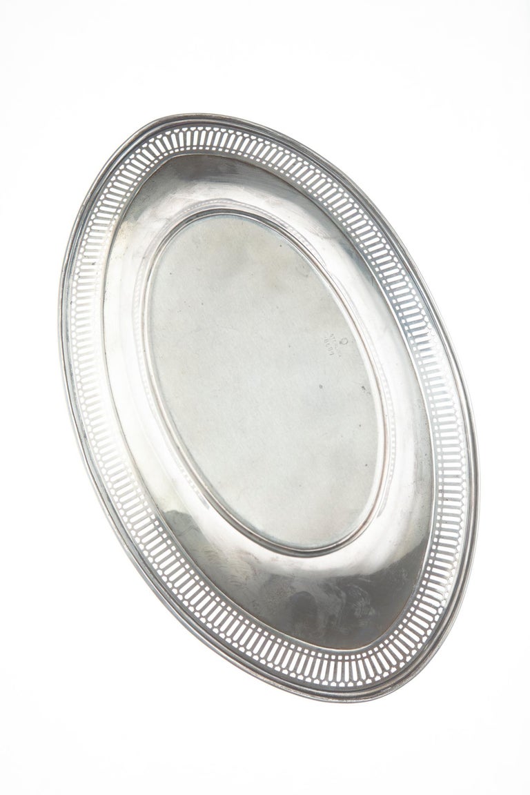 Sterling Silver Bread Basket For Sale at 1stDibs