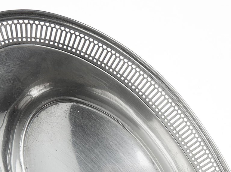 Sterling Silver Bread Basket For Sale at 1stDibs