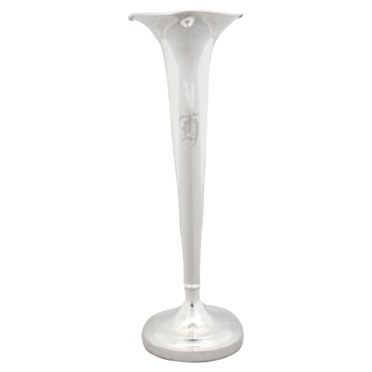 Sterling Silver Bud Vase at 1stDibs