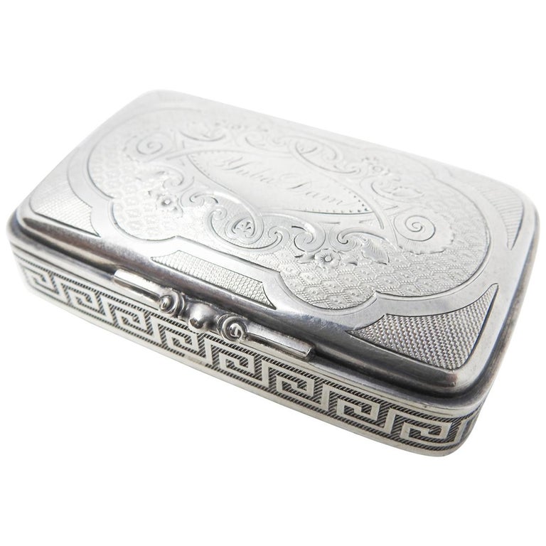 Sterling Silver Case For Sale at 1stDibs