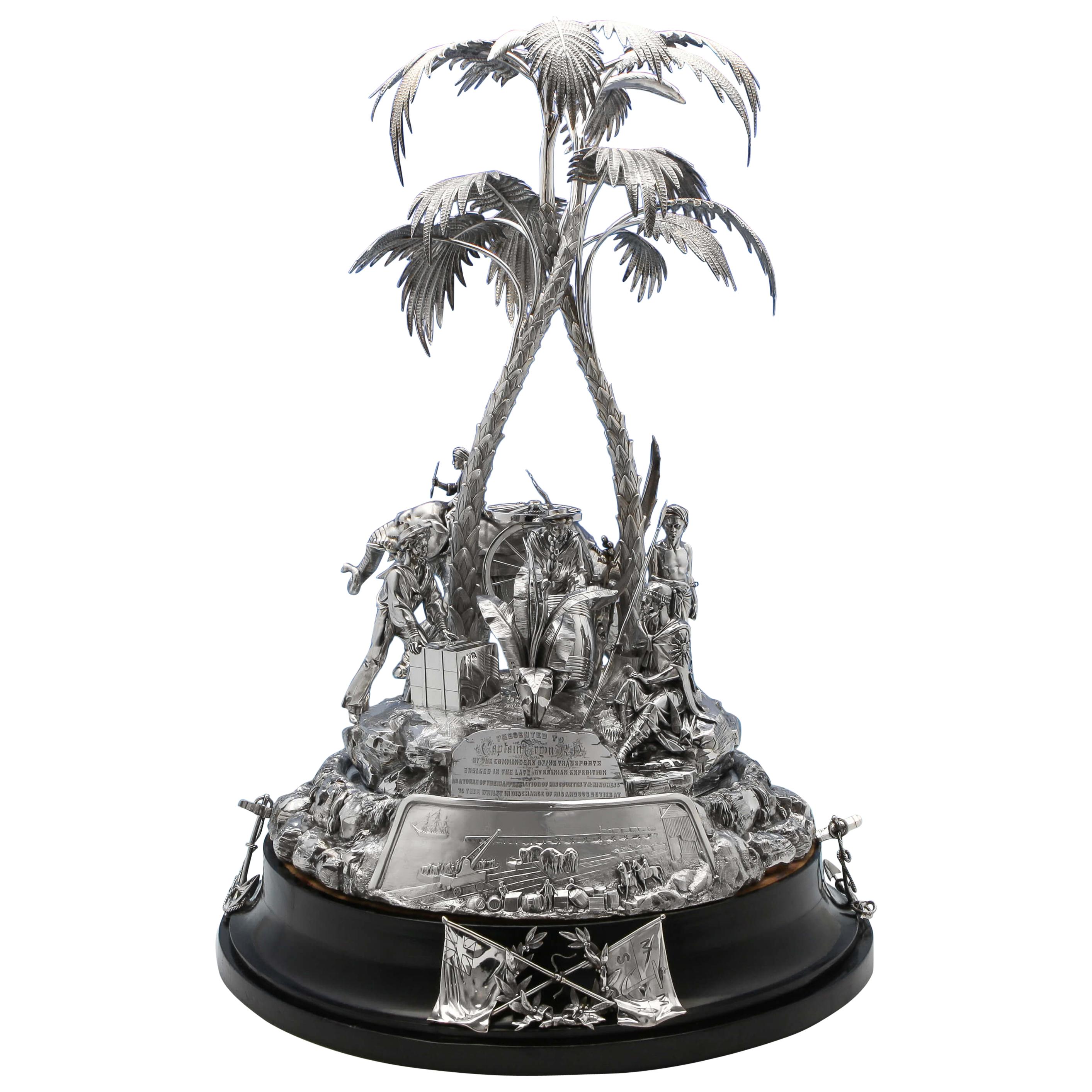 Roman Frieze Victorian Antique Sterling Silver Bowl by Elkington and Co ...