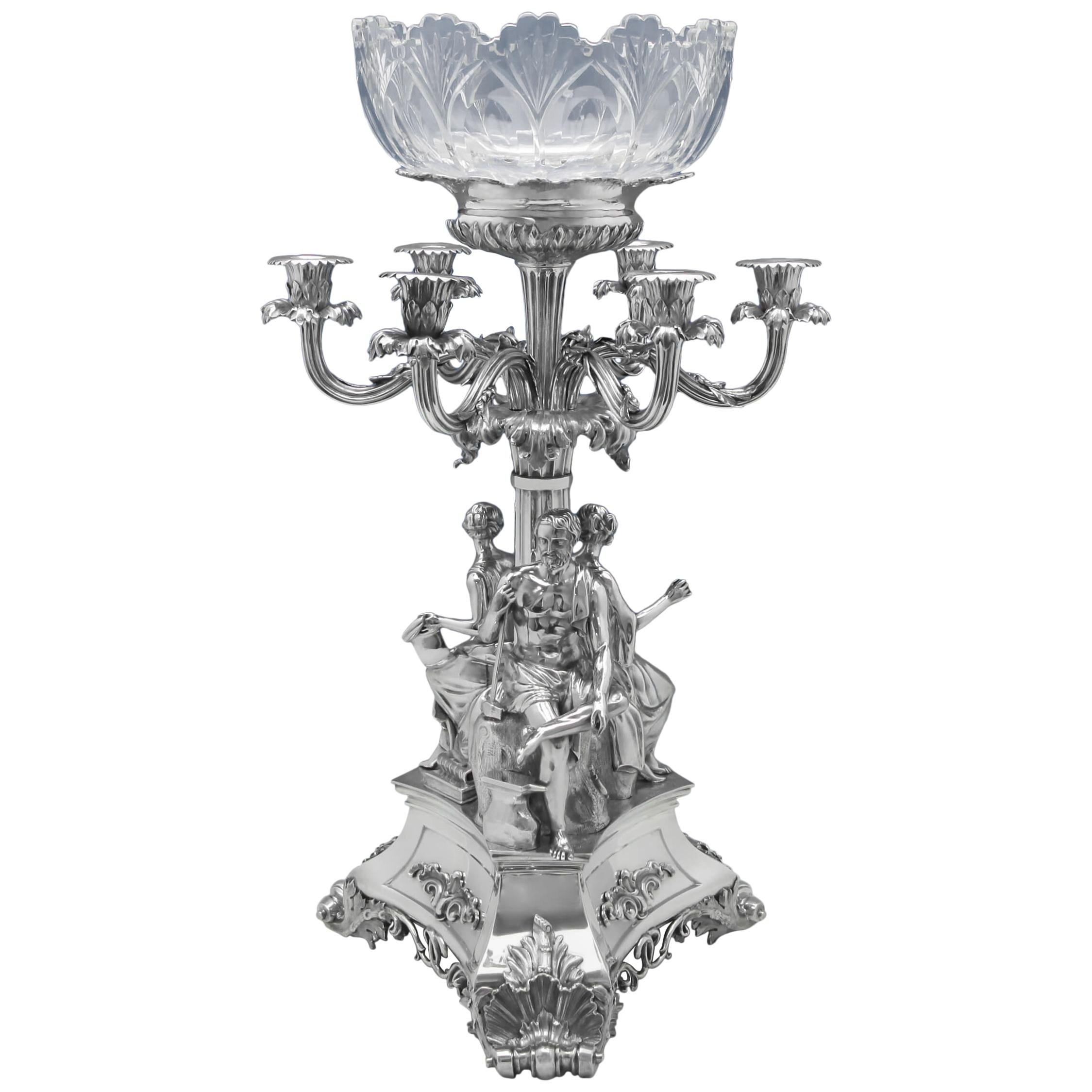 Mythological Greek Revival Victorian Antique Sterling Silver ...